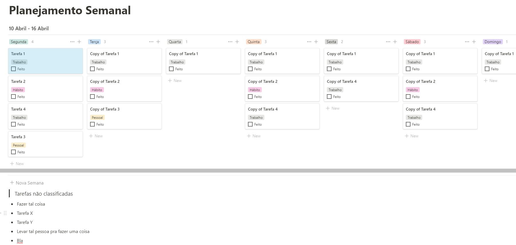 Notion Planner - How to make a weekly planner - 2025